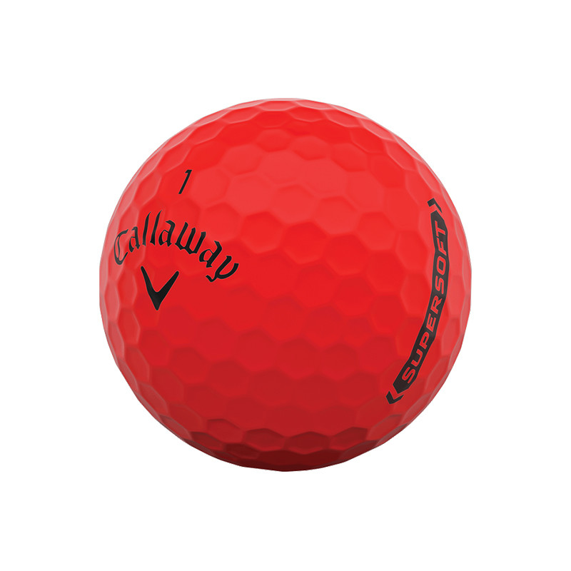 Callaway Supersoft Matte Red Golf Balls Red | Míčky | Digitalgolf